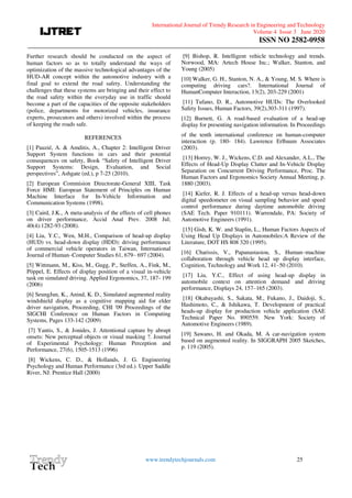 DRIVER ASSISTANCE FOR HEARING IMPAIRED PEOPLE USING AUGMENTED REALITY | PDF