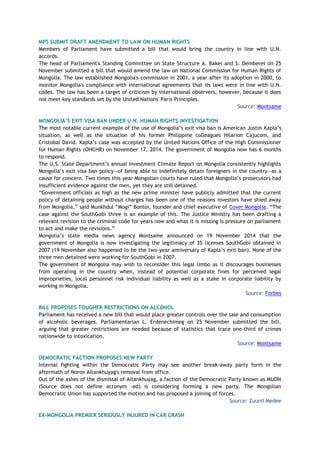 28.11.2014, NEWSWIRE, Issue 353 | PDF