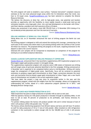 28.11.2014, NEWSWIRE, Issue 353 | PDF