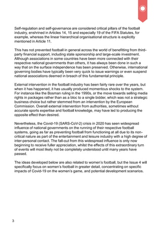 Issue 3 covid for football governance and strategy final | PDF