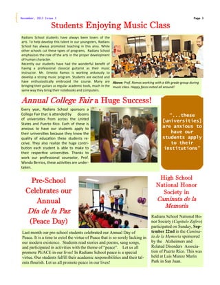 Issue 5 Radians School News Letter! | PDF