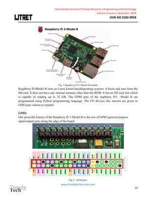 SENSOR DATA COMMUNICATION TO THNIGSPEAK IOT PLATFORM USING RASPBERRY P ...