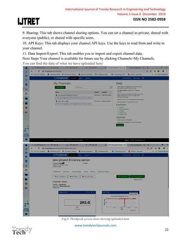 SENSOR DATA COMMUNICATION TO THNIGSPEAK IOT PLATFORM USING RASPBERRY P | PDF