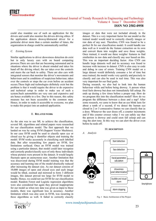 Detection Of Drowsiness And Distraction Of Drivers Using Cnn Pdf