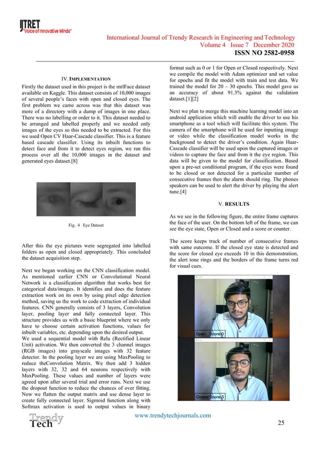 Detection Of Drowsiness And Distraction Of Drivers Using Cnn Pdf