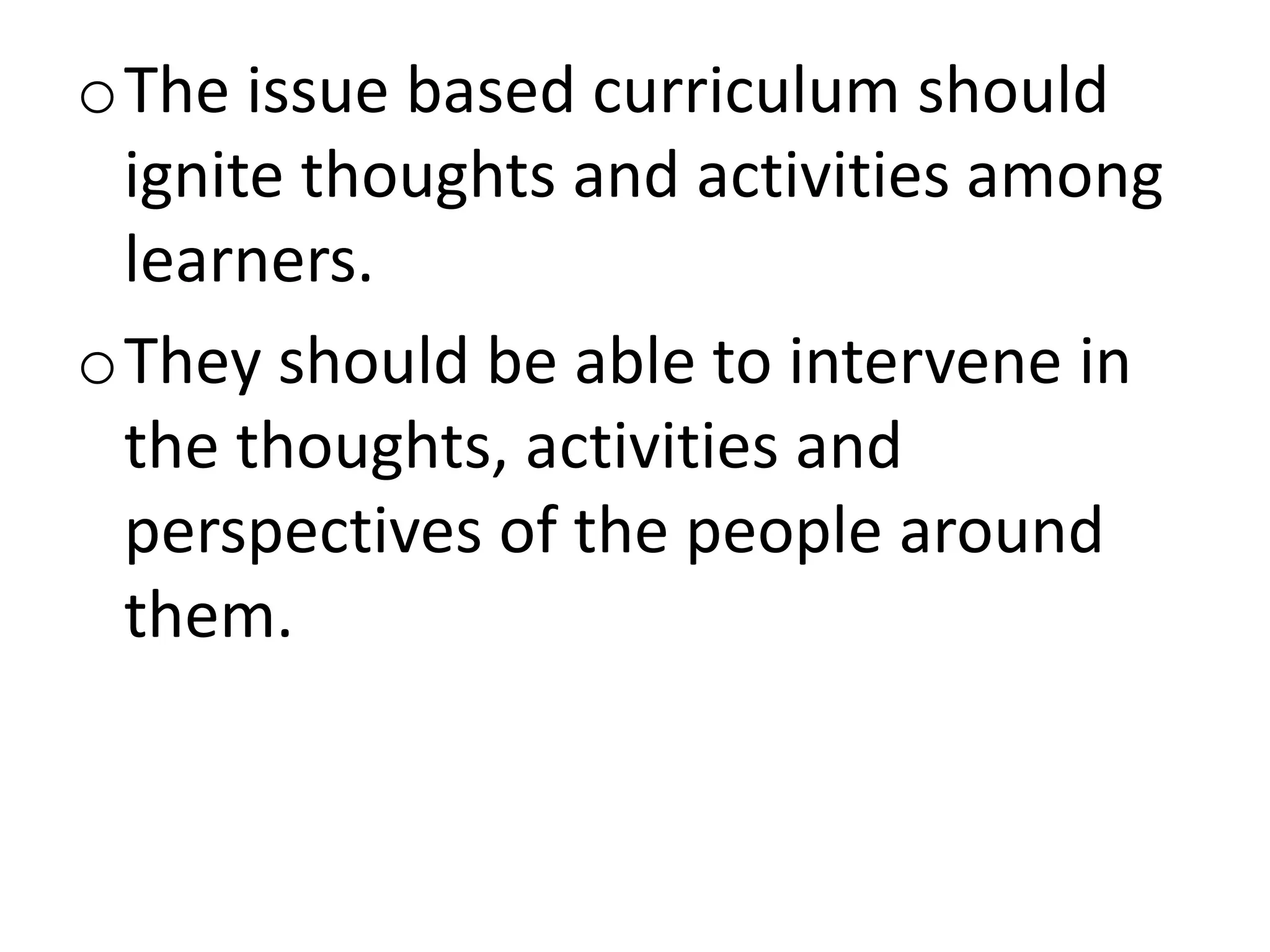 Issue based learning ppt | PPSX