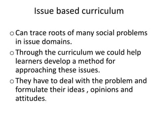 Issue based learning ppt | PPSX