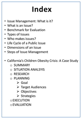 Issue Management- Public Relations | PPTX