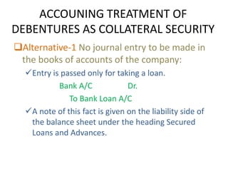 Issue of debentures | PPTX