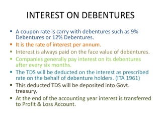 Issue of debentures | PPTX