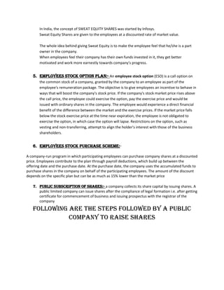Issue of shares | DOCX