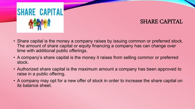 Issue of shares | PPTX