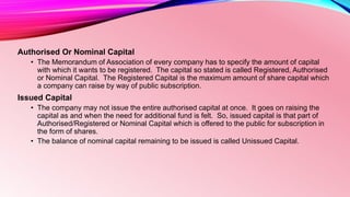 Issue of shares | PPTX