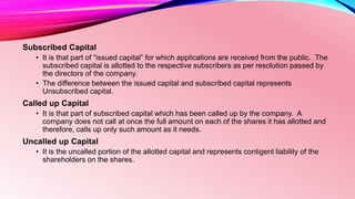 Issue of shares | PPTX