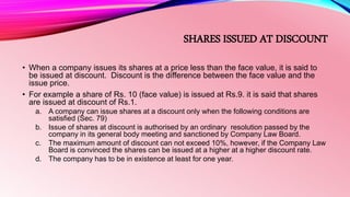 Issue of shares | PPTX