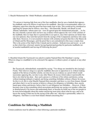 Issue Of Taqleed | PDF