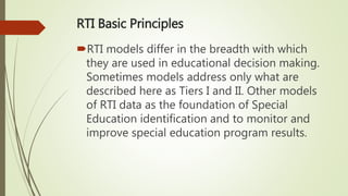 Response to Intervention report | PPTX | Education