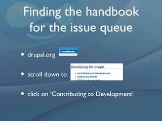 How to Use the Drupal.org Issue Queue | PPT | Technology & Computing