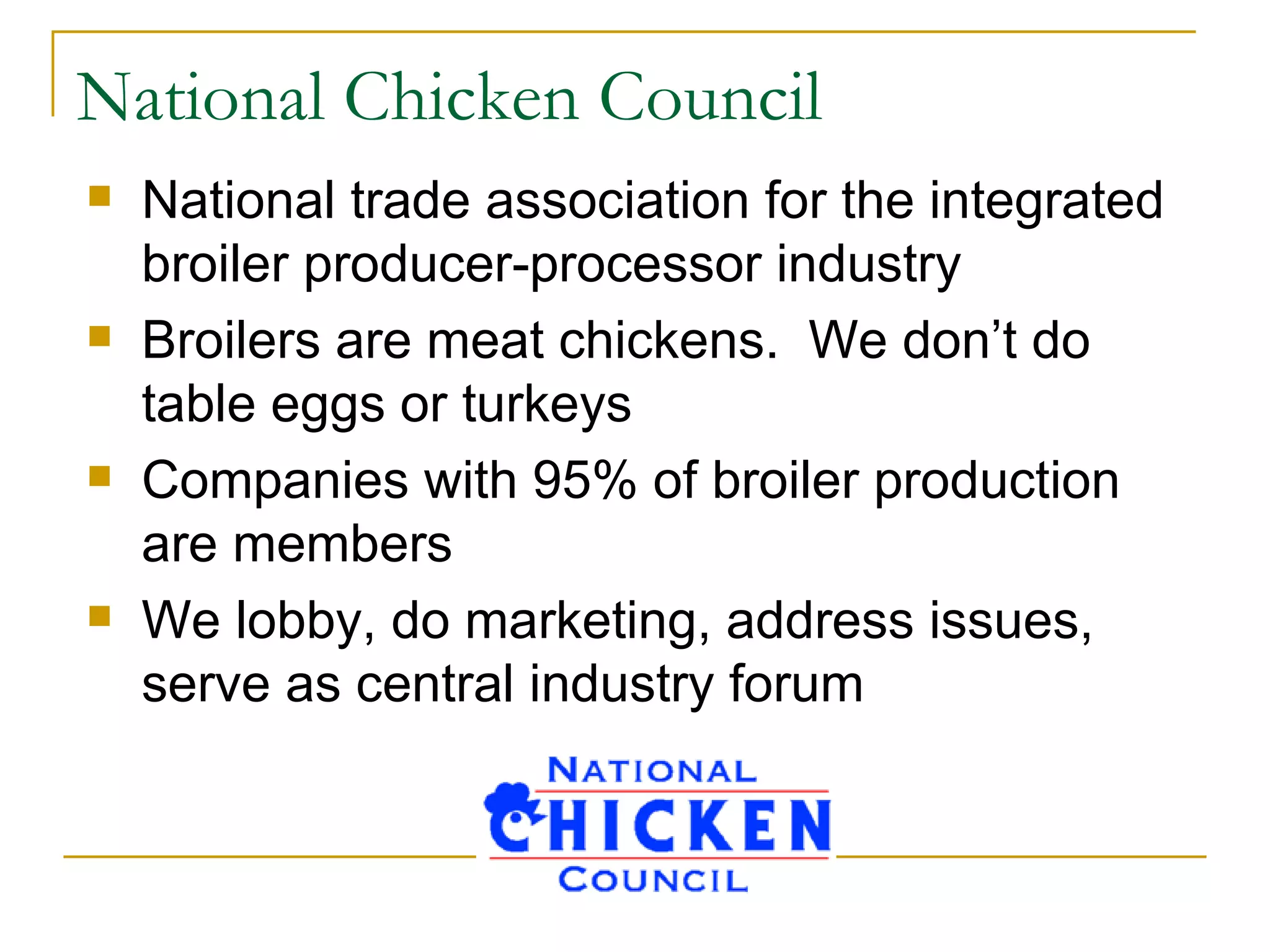 Issues And Challenges In Broiler Production | PPT