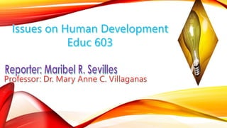 Issues-on-Human-Development (1).pptx