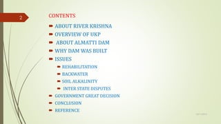 Issues almatti dam_gurudath_ret15004 | PDF