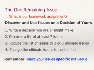 Issuesand analysispowerpoint | PPT