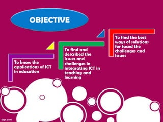 Issues and challenges in ict | PPT