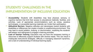 ISSUES AND CHALLENGES IN THE IMPLEMENTATION OF INCLUSIVE EDUCATION.pptx
