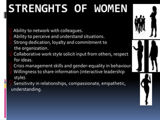 Issues and challenges of women in management | PPTX