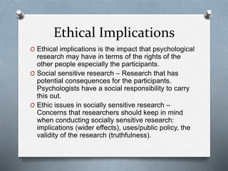 Issues and Debates AQA A2 Psychology | PPTX
