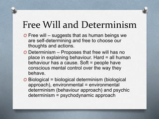 Issues and Debates AQA A2 Psychology | PPTX