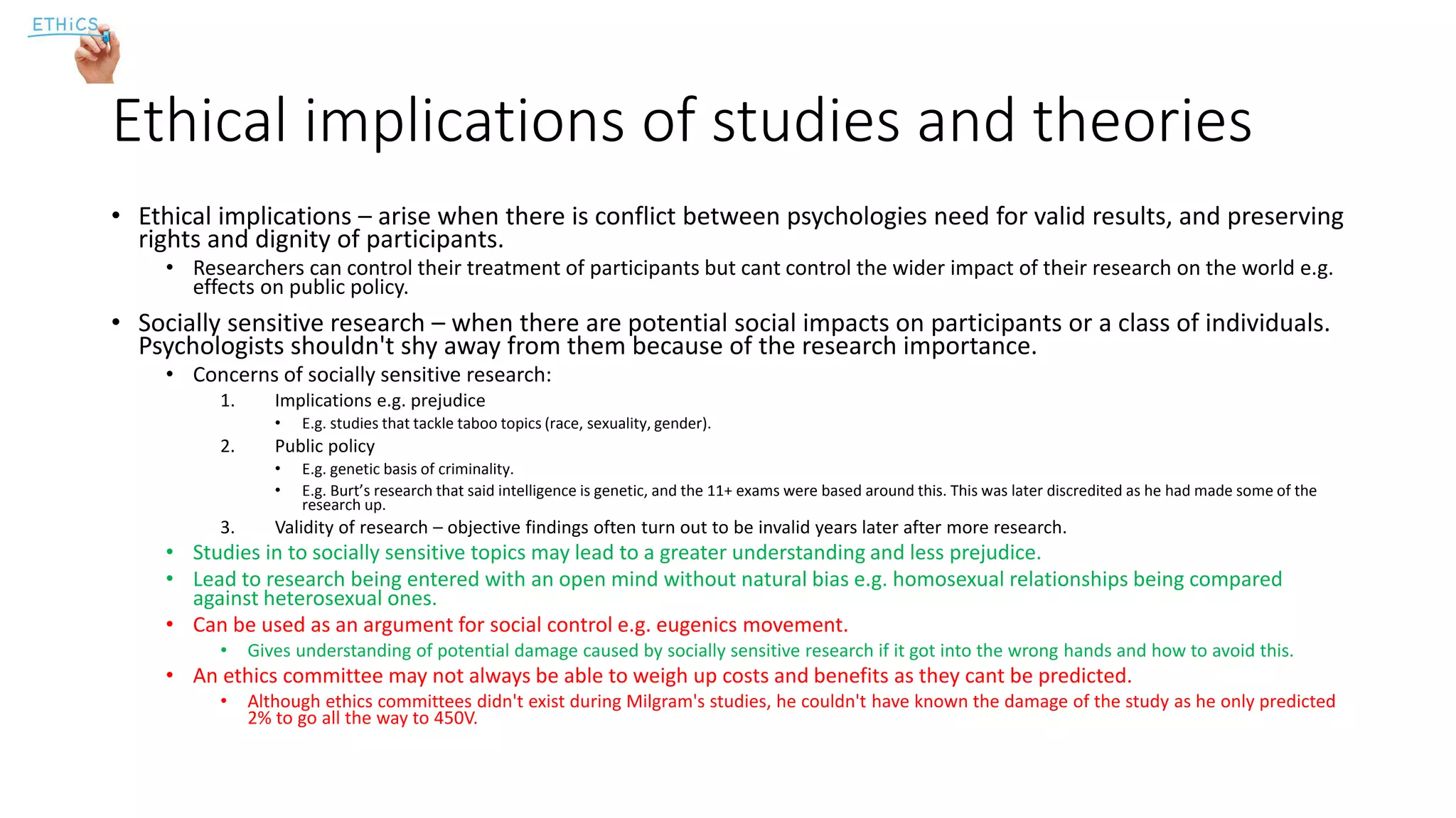 Issues and debates revision - AQA psychology A Level | PPTX