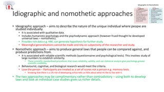 Issues and debates revision - AQA psychology A Level | PPTX