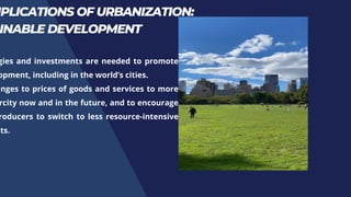 ISSUES AND IMPLICATIONS OF URBANIZATION.pptx