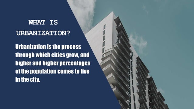 ISSUES AND IMPLICATIONS OF URBANIZATION | PPTX