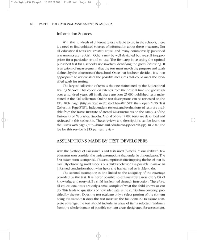 ISSUES AND MEASUREMENT.pdf | Standardized Testing | Educational Assessment