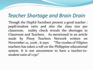 Issues and Problems in the Philippine Basic Education | PPTX
