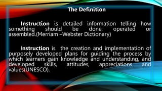 issues and problems related to instruction.pptx