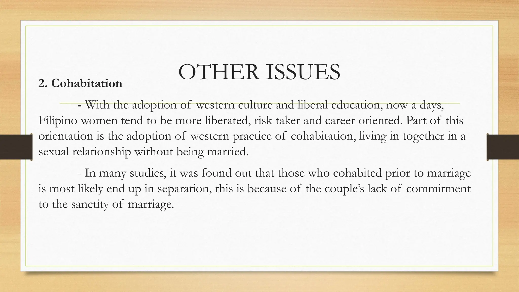 Issues Confronting Filipino Family Val ed 3 | PPTX