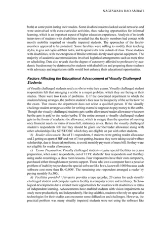 Issues encountered by students with disabilities at higher education ...