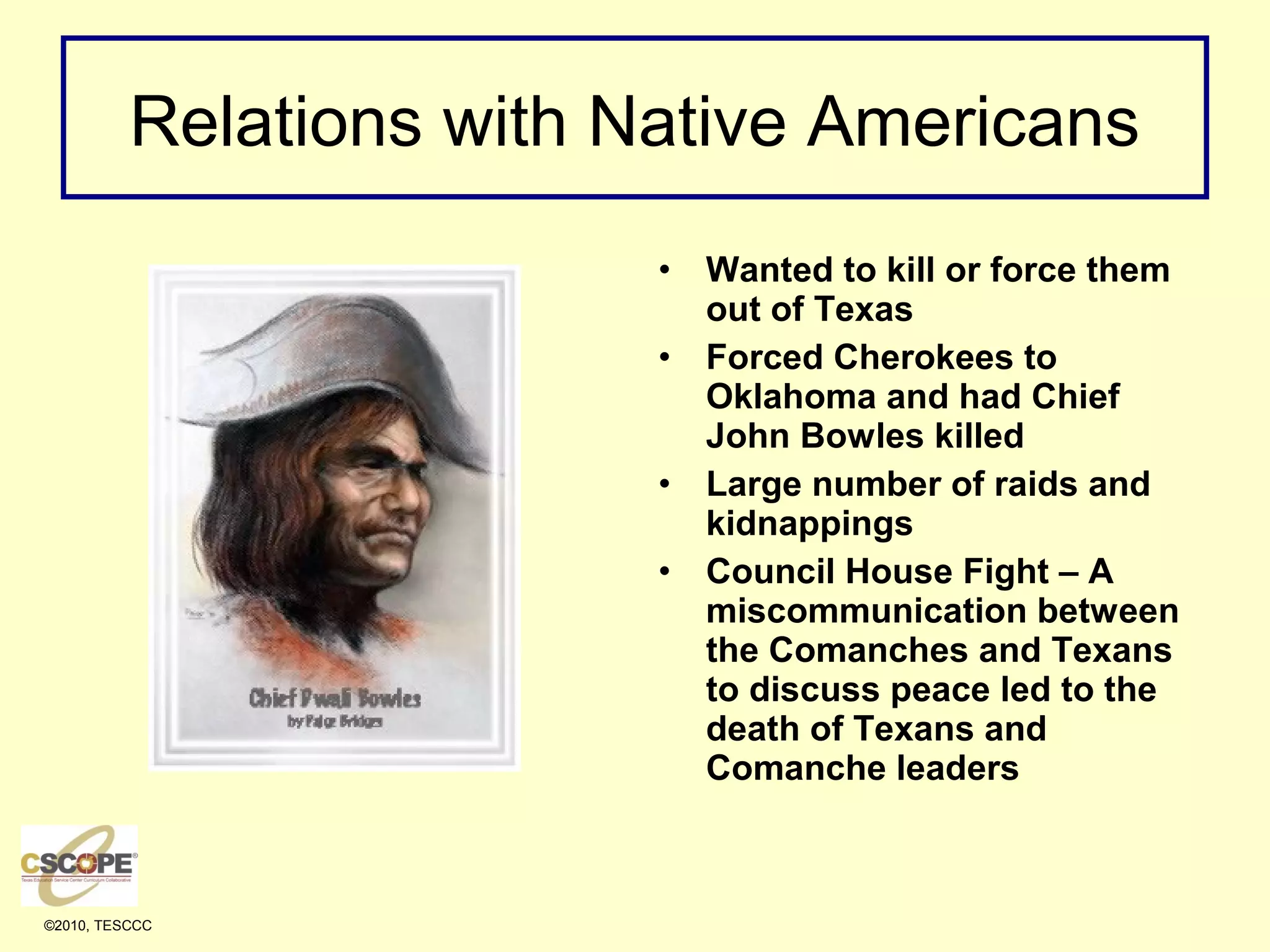 Issues faced by the republic of texas 2 | PPT