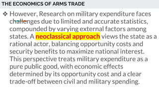 ISSUES IN DEVELOPMENT_ MILITARY_ GLOBAL ARMS INDUSTRY AND ARM TRADE __.pptx