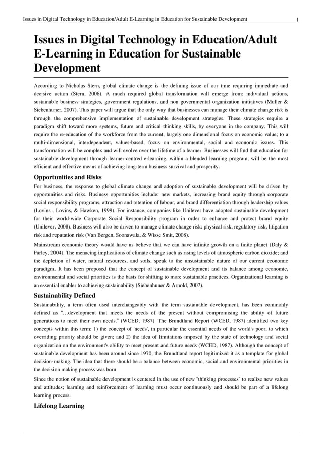 Issues in digital technology in education adult | PDF | Education industry | Industries