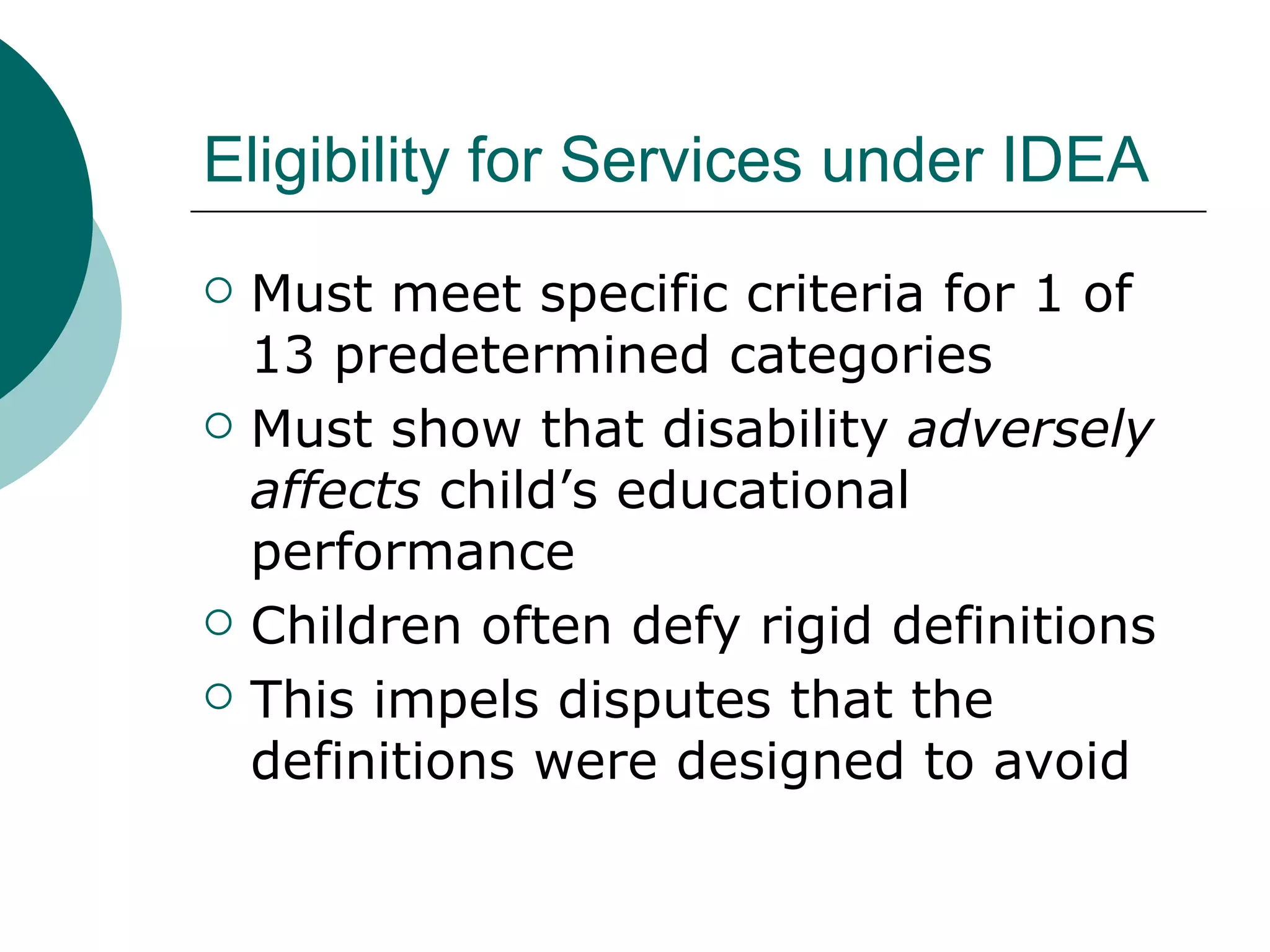 Issues In Eligibility | PPT