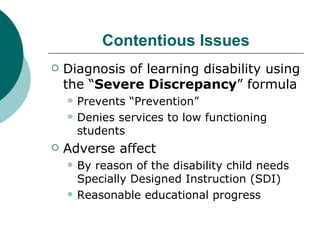 Issues In Eligibility | PPT