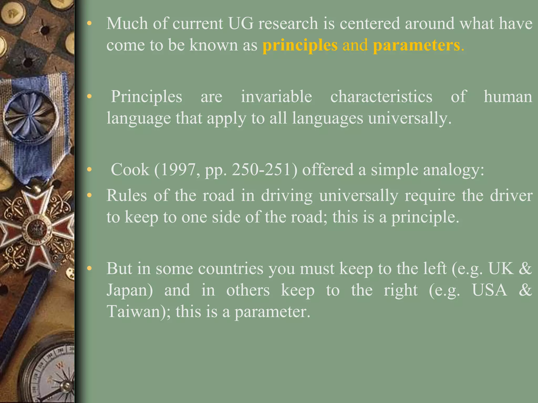 Issues in first language acquisition | PPTX