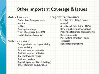 Issues in Insurance Planning | PPTX | Life Insurance | Insurance