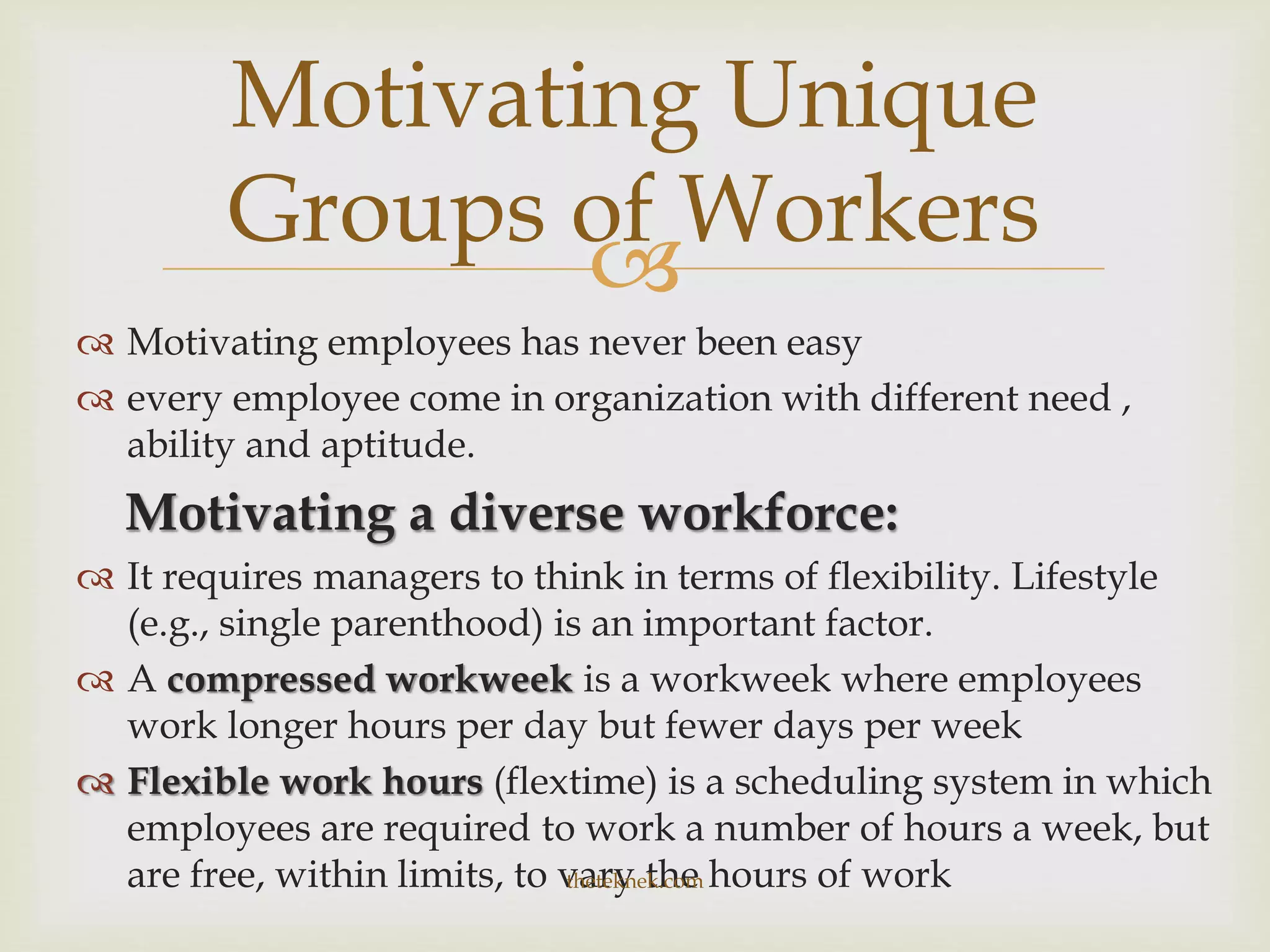 Issues in motivation | PPTX