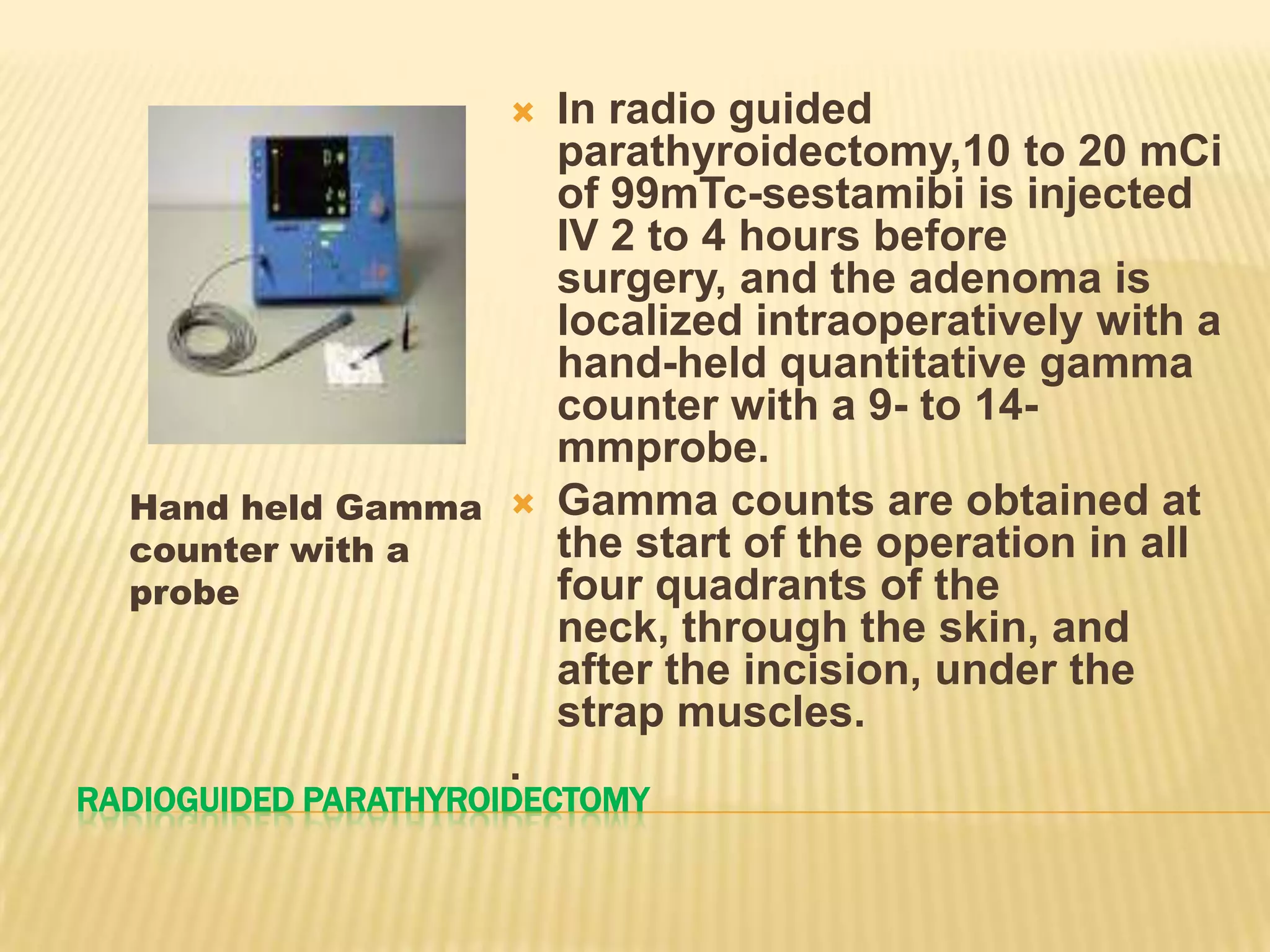 Issues in parathyroid surgery | PPTX