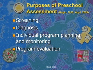 Issues in preschool assessment | PPTX